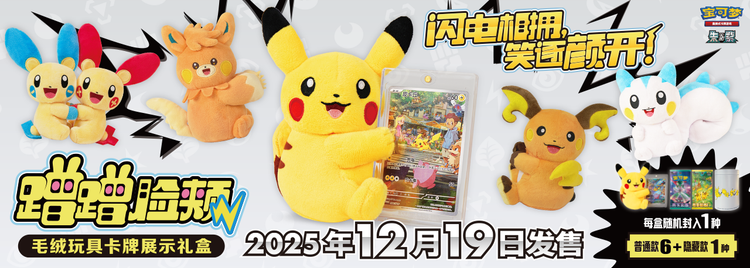 Electric Plush Display Box (Nuzzle Cheek) – Simplified Chinese Pokémon ...